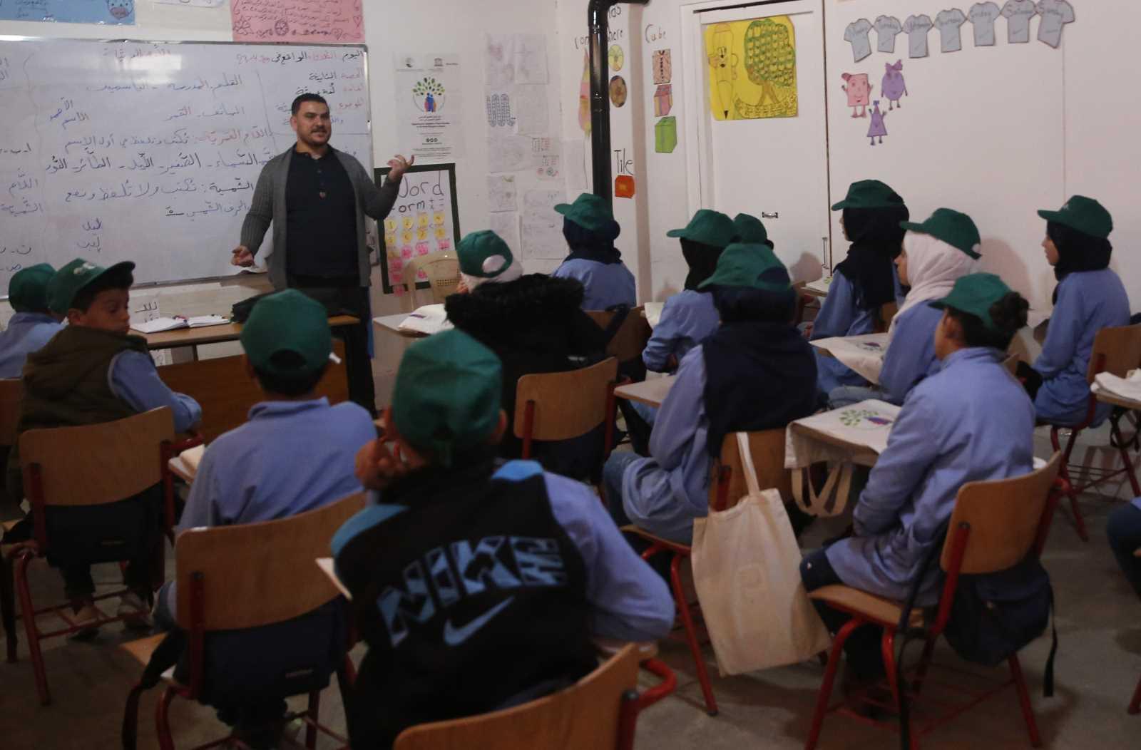 There are very few educational opportunities for refugees in Lebanon