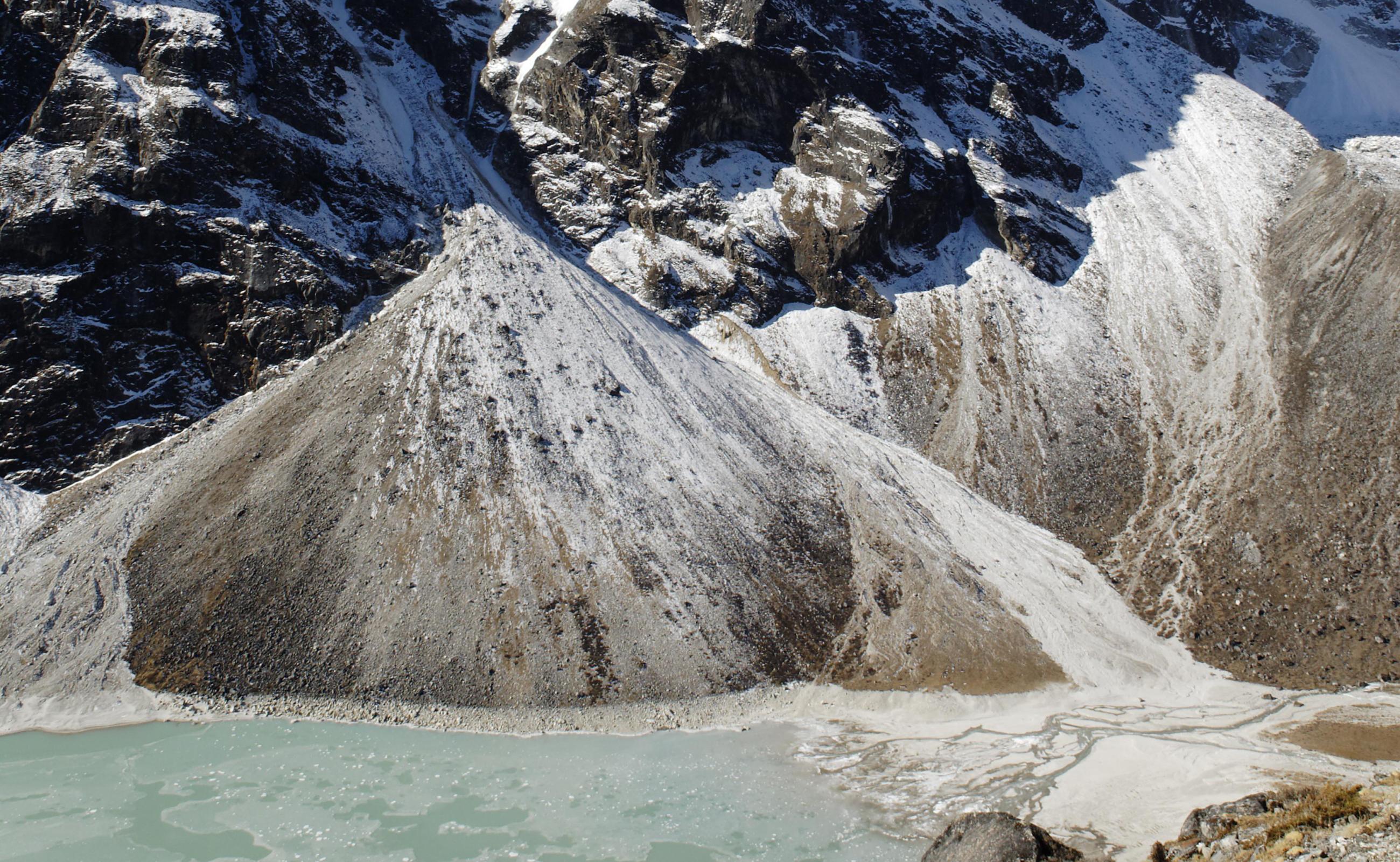 Thawing glaciers